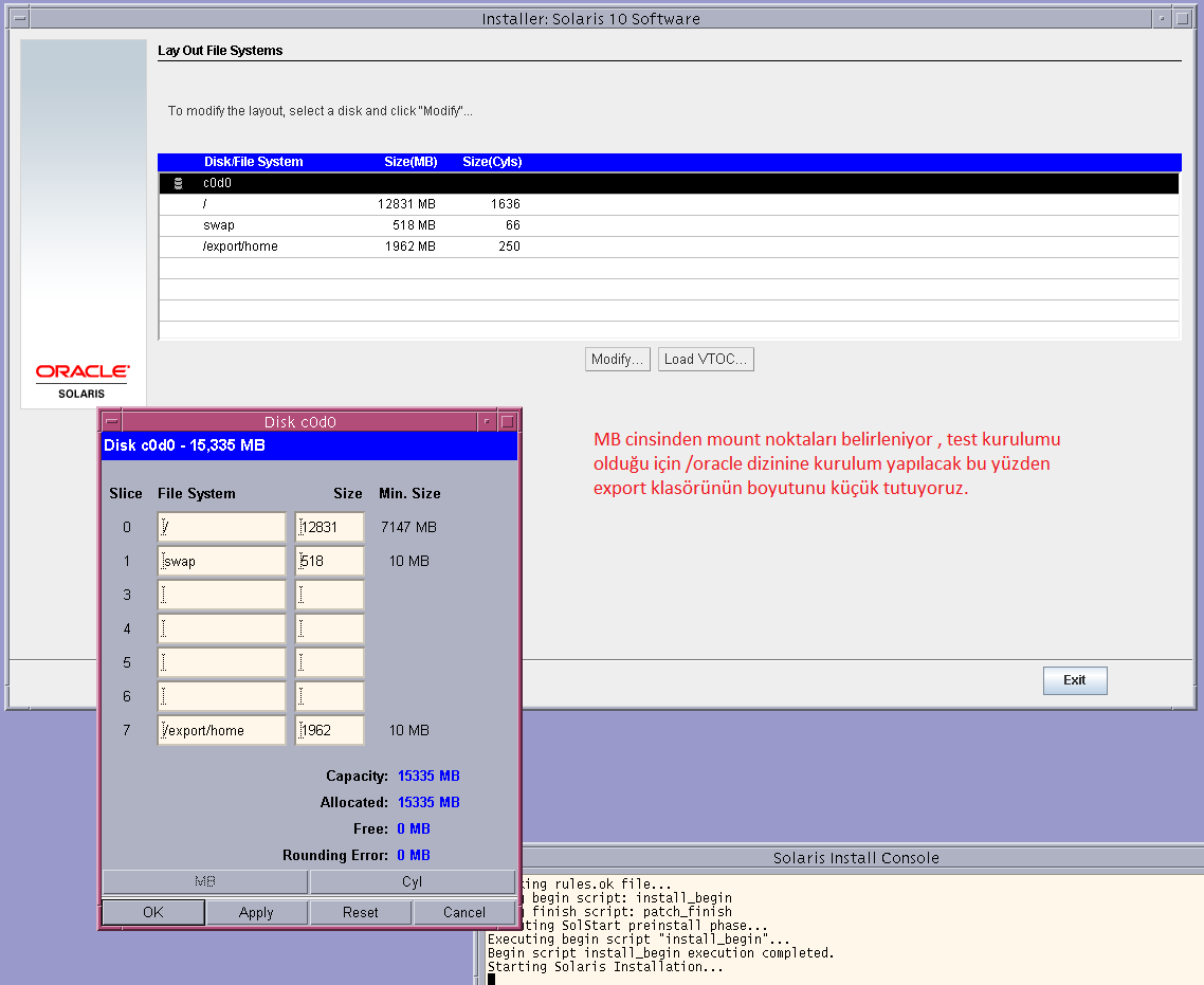 Installing And Configuring Unixoracle Solaris X86 Sysdba